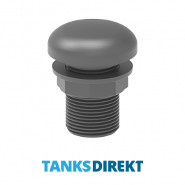Single Vent 1 inch external thread - Rotterdam Plastics